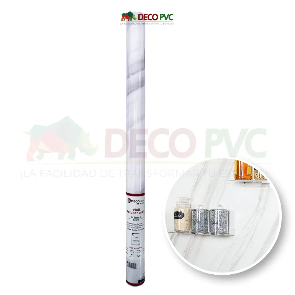 Vinil Autoadherible Mármol en rollo (0.60x5m) - DECOFILM® | DECOPVC N